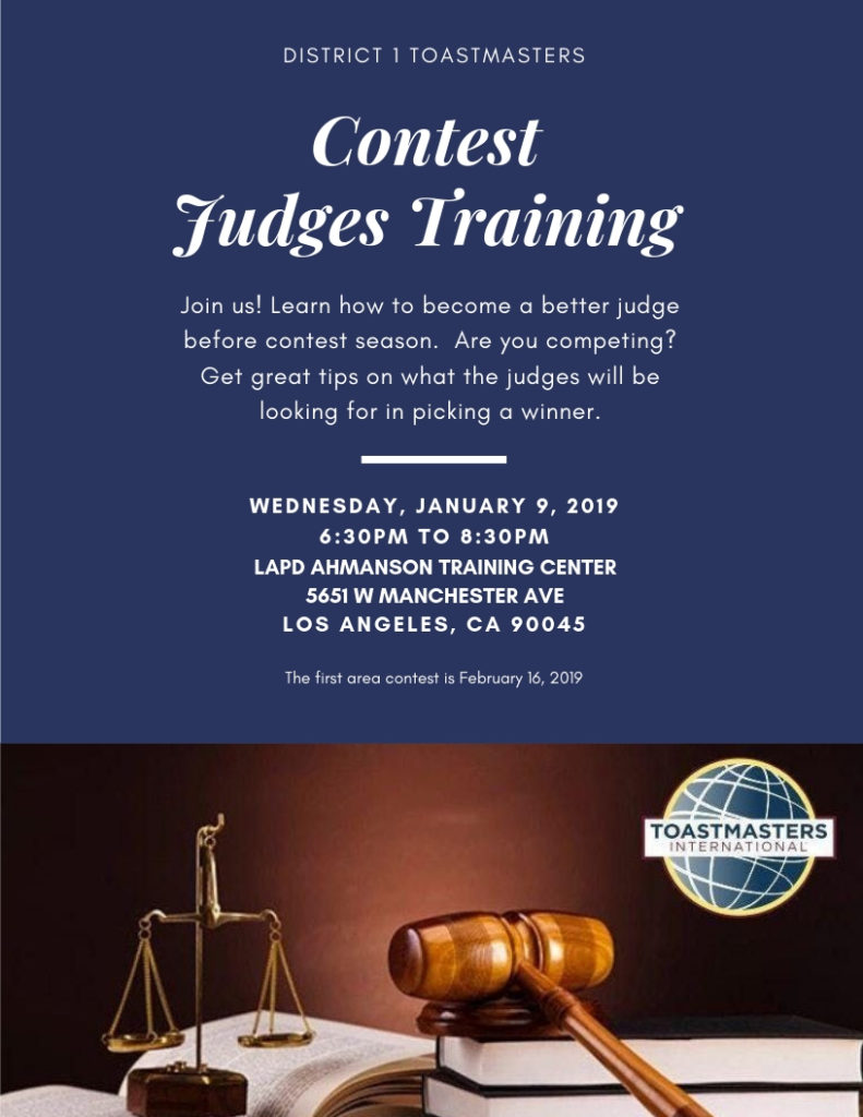 Judges Training-jan-2019 – District One