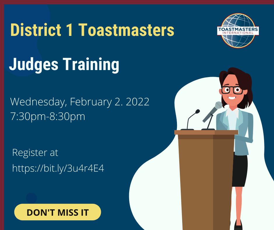 Judges Training – District One